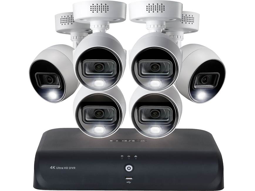 Lorex® 4K Wired DVR System Video surveillance system with 2TB DVR and ...