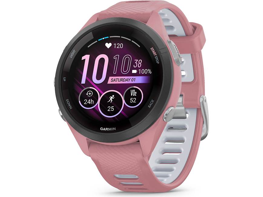 Garmin Forerunner 265S (Black bezel with Light Pink case and Light Pink ...
