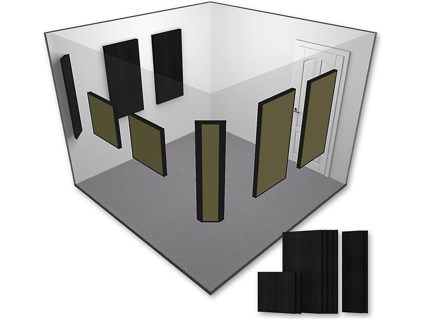 Acoustical Solutions AlphaSorb® Pro Acoustic Panel Room Kit (Small ...
