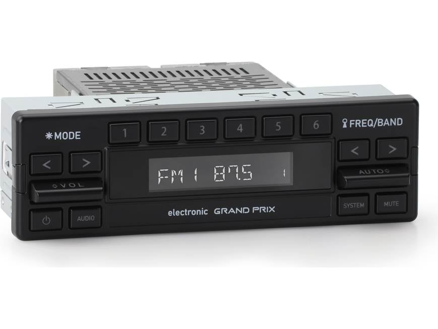 RetroSound Grand Prix M1B AM/FM receiver with aux input and Bluetooth ...