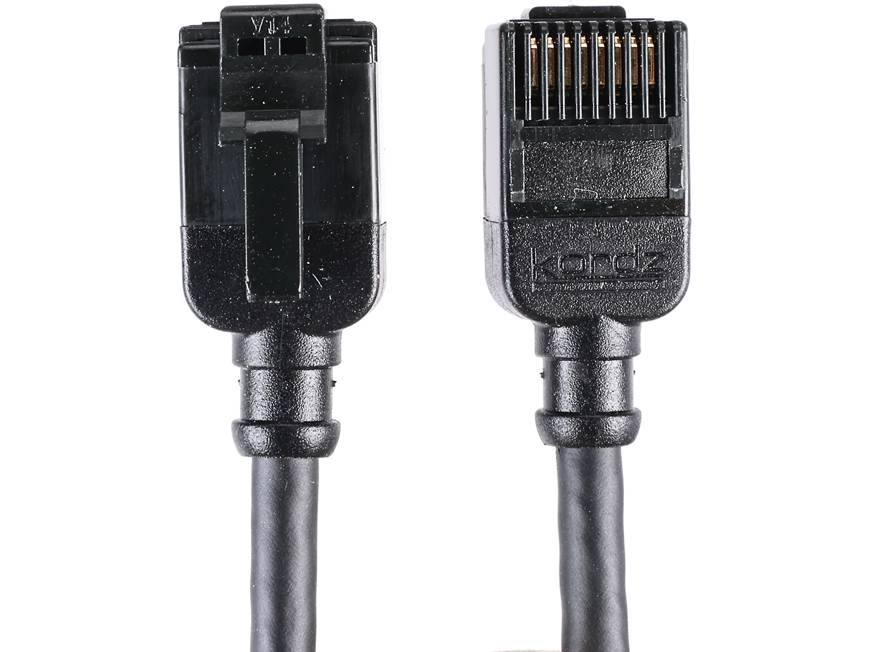 Kordz PRO SlimCat™ (6.6 feet, black) CAT-6 Ethernet patch cable (6.6 ...
