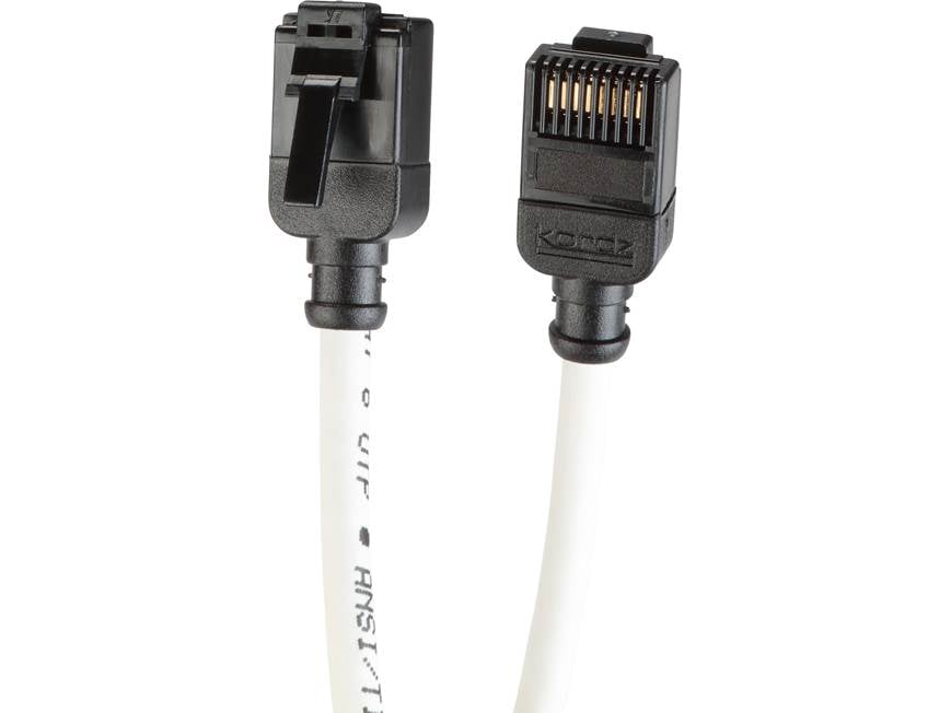 Kordz PRO SlimCat™ (6.6 feet, white) CAT-6 Ethernet patch cable (6.6 ...