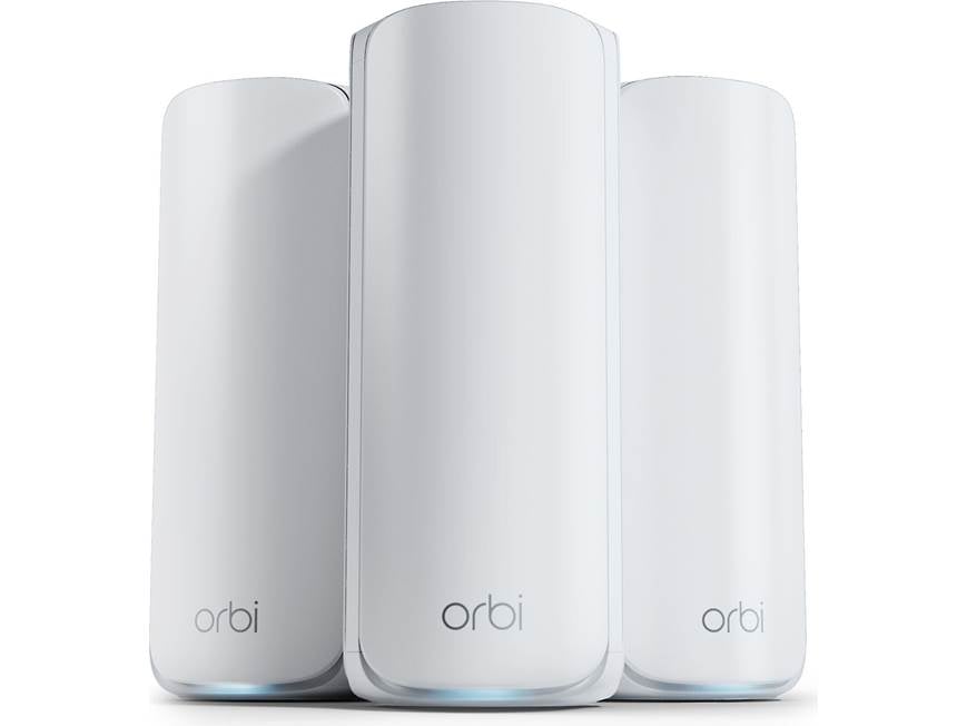 NETGEAR Orbi 770 (3-pack) Tri-band Wi-Fi 7 mesh Wi-Fi 7 system with 1 ...