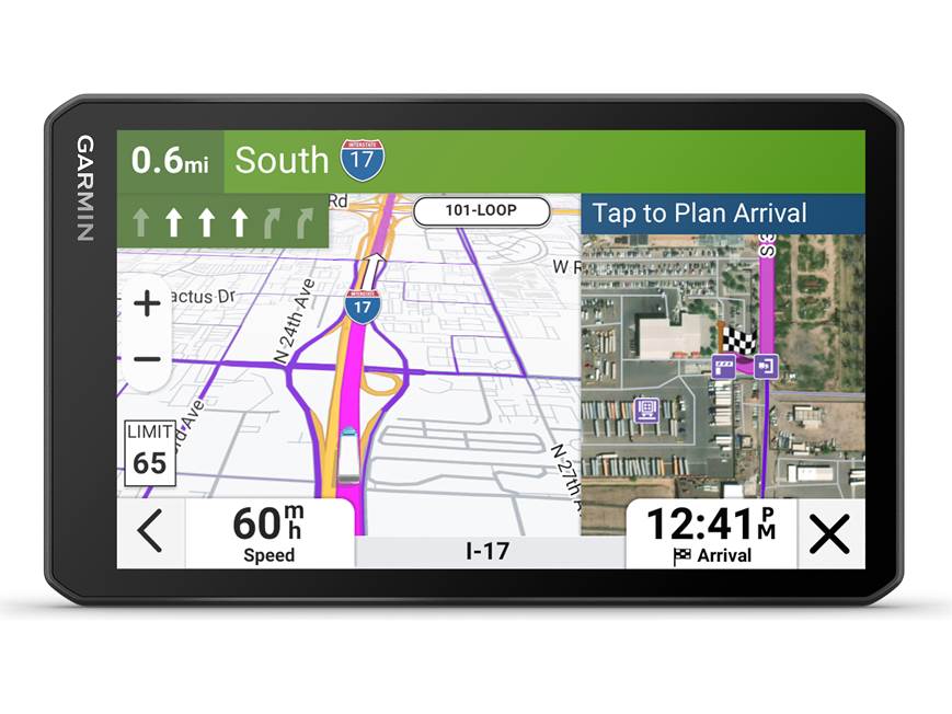 Garmin dēzl™ OTR720 Portable GPS navigator with 7" screen for truckers ...