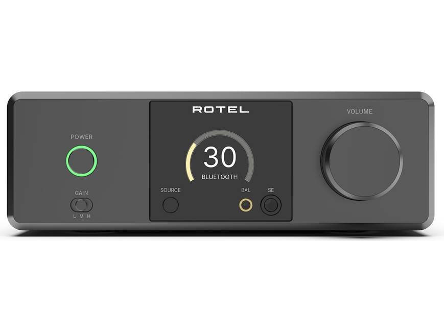 Rotel DX-3 (Black) Desktop headphone amplifier/DAC/preamp with built-in ...