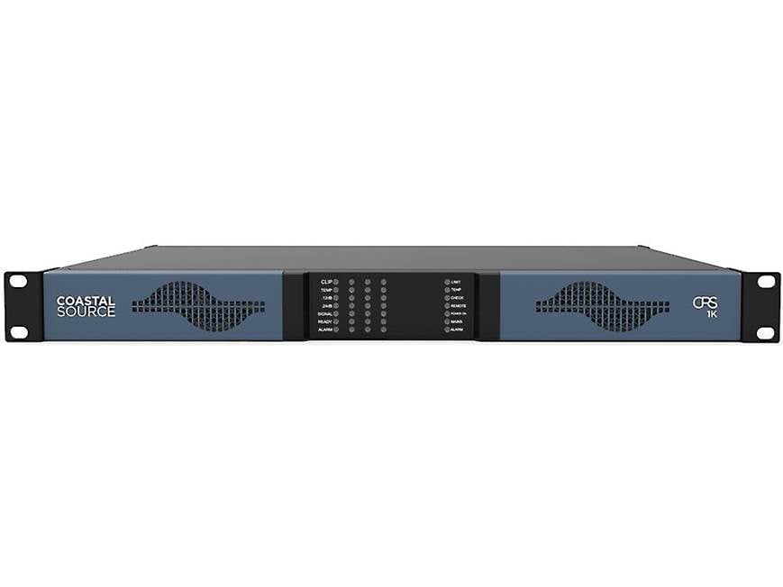 Coastal Source CRS1K Rack-mountable 4-channel 1,000-watt power ...