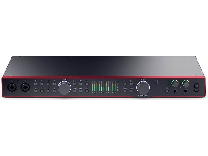 Focusrite Scarlett 18i20 (4th Generation) Rack-mountable USB 2.0 (Type ...