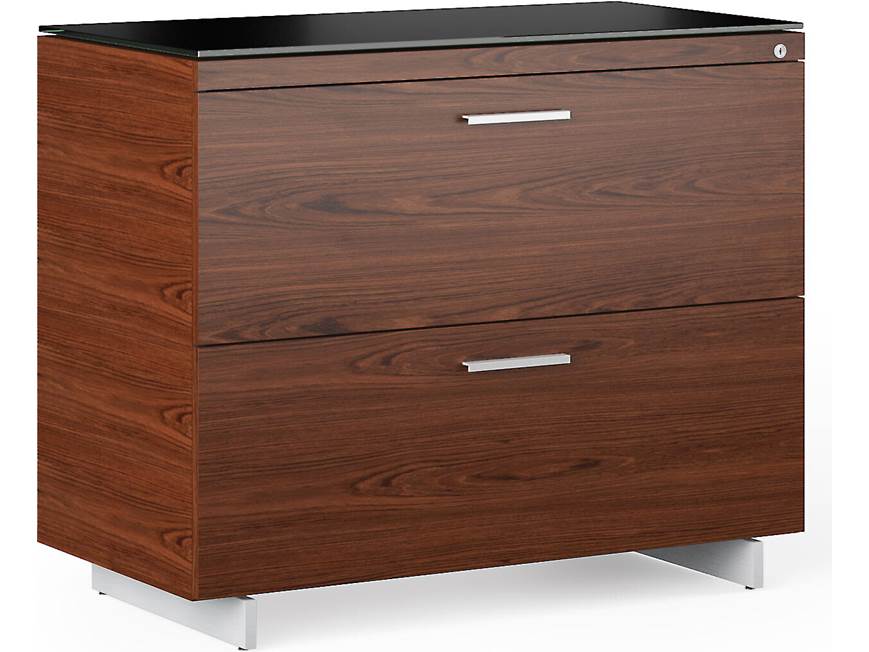 BDI Sequel 20® 6116 (Chocolate stained walnut with satin nickel drawer ...