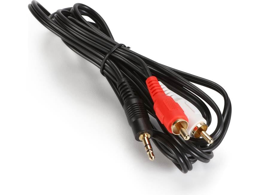 Axxess AX35R-6 Mini-to-RCA Cable 6-foot cable — stereo miniplug to dual ...