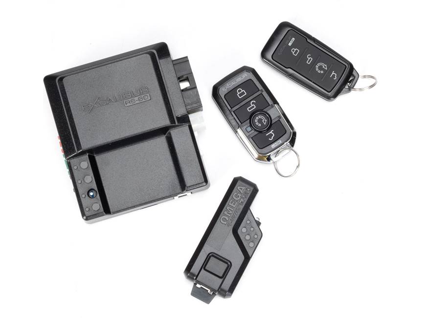 Excalibur RS-380 4-button 1-way remote start and keyless entry system ...