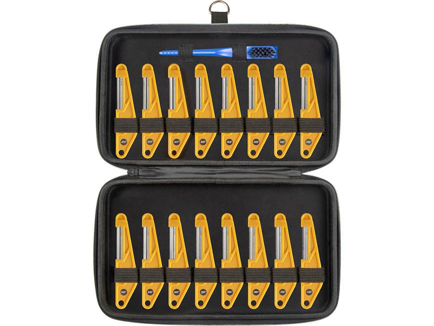 MusicNomad Diamond-Coated Nut Files Set Set of nut files in 16 popular ...