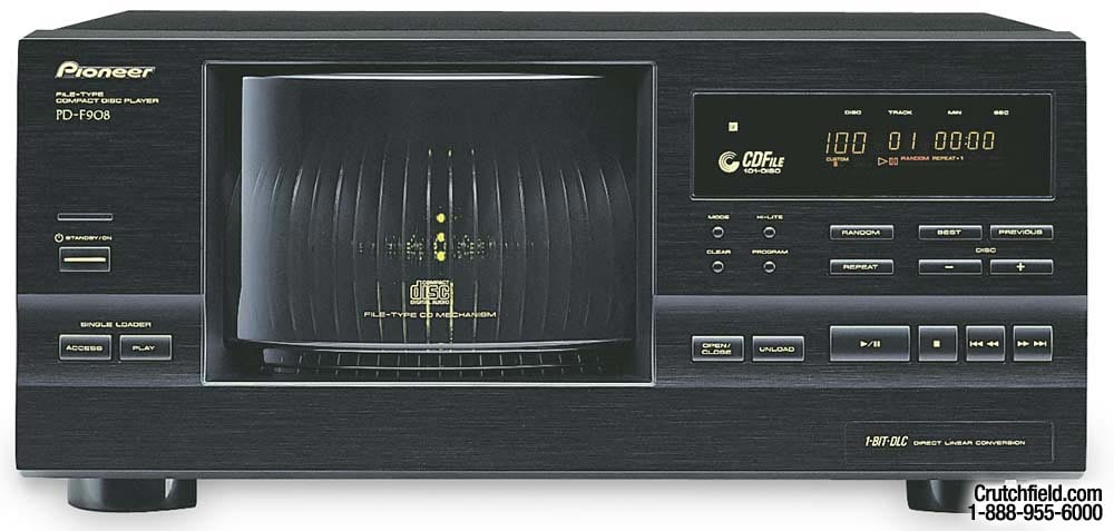 Customer Reviews: Pioneer PD-F908 100+1 CD changer at Crutchfield