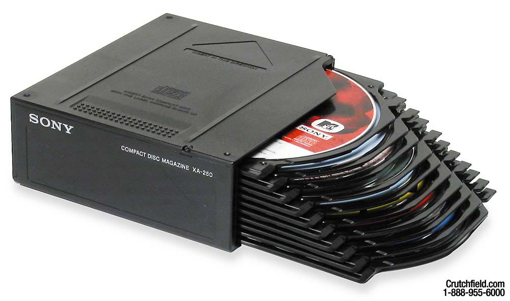 Customer Reviews: Sony XA-250 10-disc CD changer magazine at Crutchfield