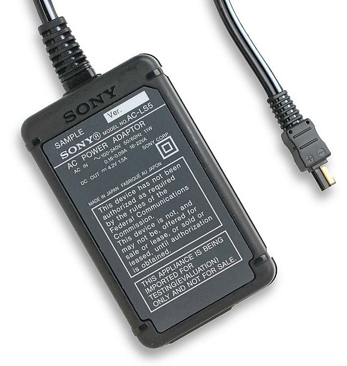 Sony AC-LS5 AC adapter/charger for select Sony digital cameras at ...