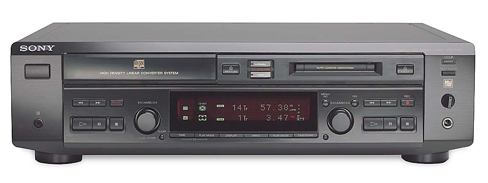 Sony MXD-D40 CD player/MD recorder at Crutchfield.com