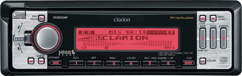 Customer Reviews: Clarion ProAudio DXZ655MP CD receiver with MP3 / WMA ...