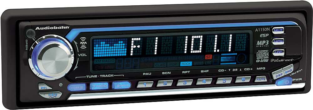 Customer Reviews: Audiobahn A1150N CD player with MP3/WMA playback at Crutchfield