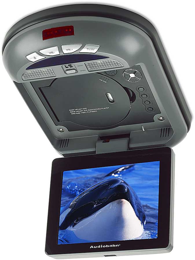 Customer Reviews: Audiobahn AVM380DVD Overhead 8" video screen with ...