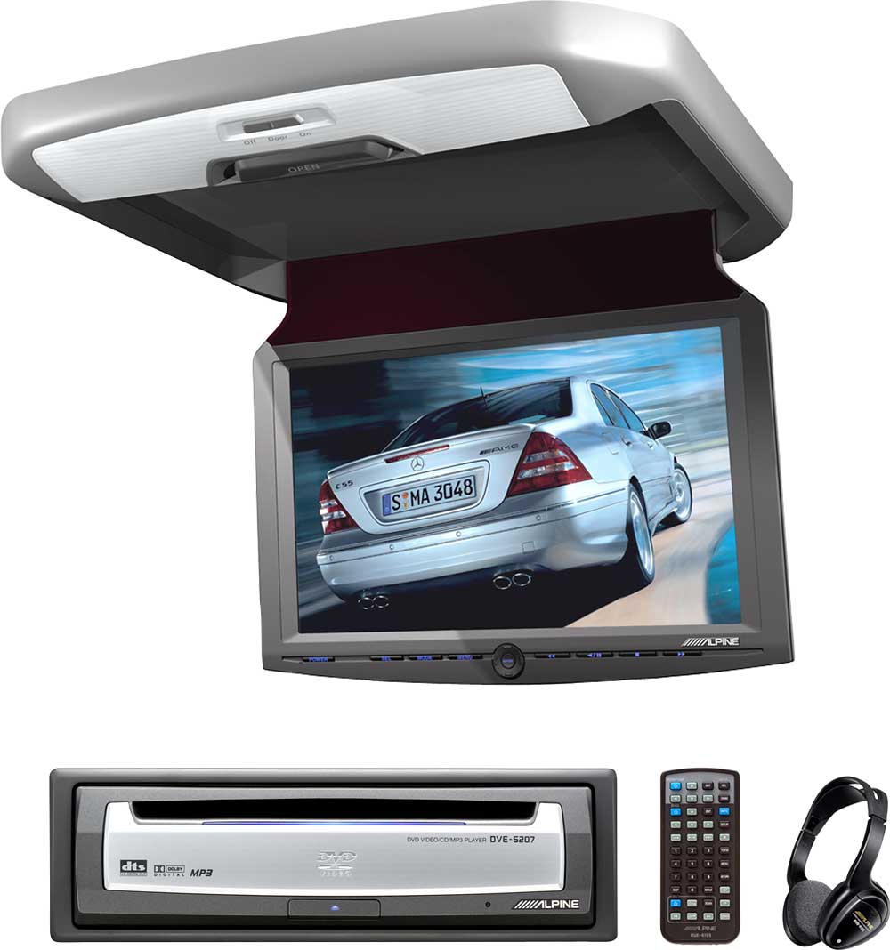 Customer Reviews: Alpine PKG-RSE1 Overhead Video Package Includes a 10. ...