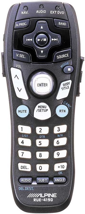 Customer Reviews: Alpine RUE-4190 Universal remote for Alpine CD, DVD ...