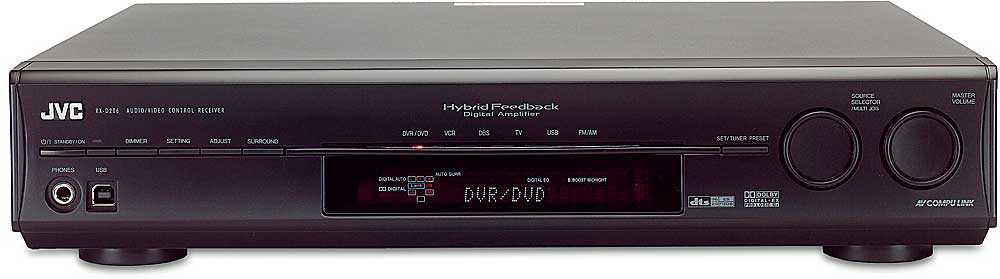 Customer Reviews: JVC RX-D206B Home theater receiver with USB input for ...