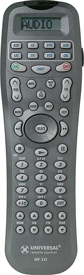 Customer Reviews: Universal® MasterControl™ RF-10 Multibrand remote ...