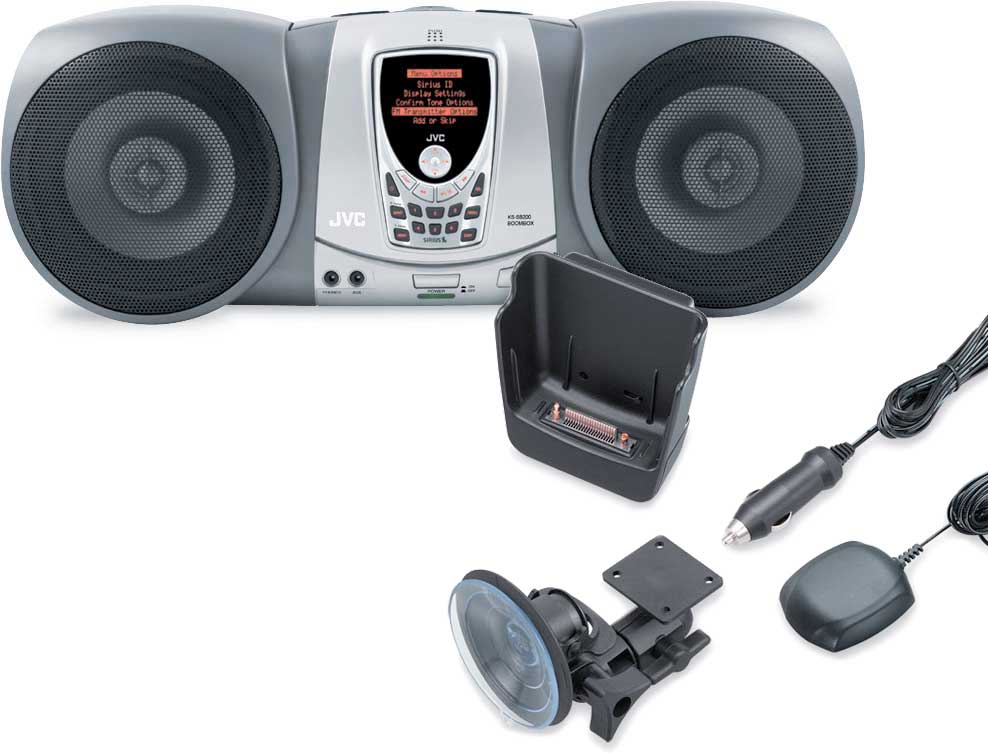 Customer Reviews: JVC KTPK3000 Sirius Satellite Radio Package Includes ...