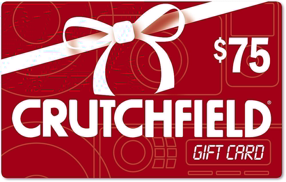 Customer Reviews: The Crutchfield Gift Card ($75 Gift Card) Prepaid ...