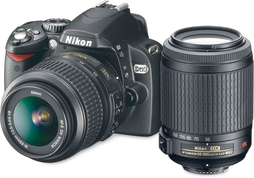 Customer Reviews: Nikon D60 2-Lens Kit 10.2-megapixel digital SLR ...