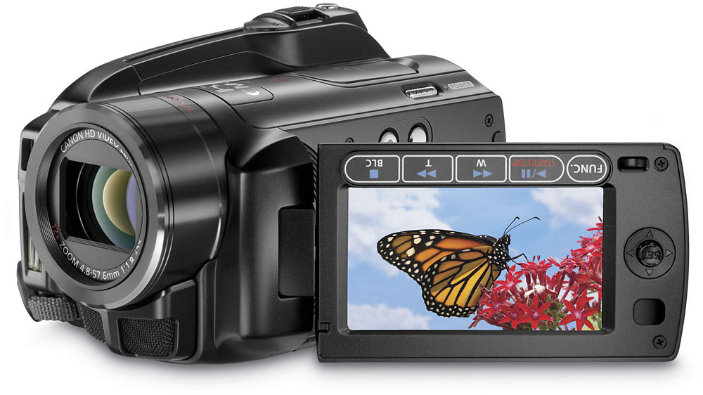 Customer Reviews: Canon HG20 60GB high-definition hard drive/SDHC™ memory card camcorder at ...