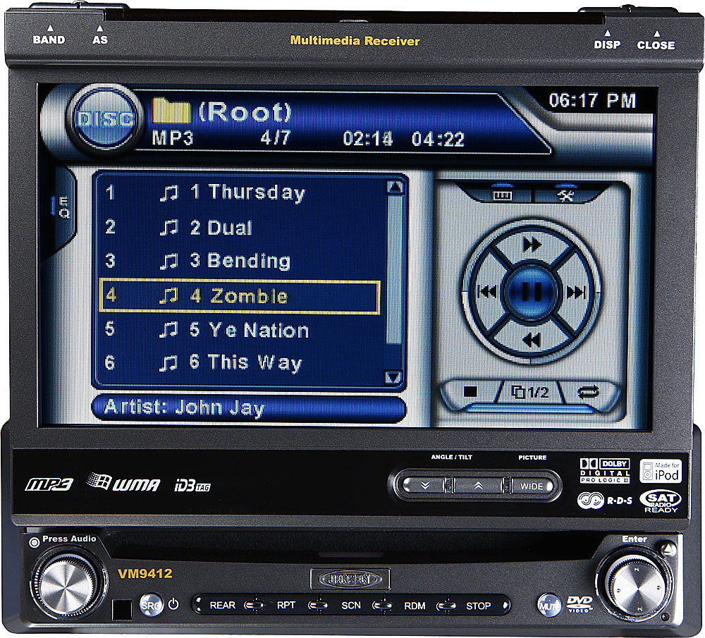 Customer Reviews: Jensen DVD/Navigation Package VM9412 DVD receiver ...