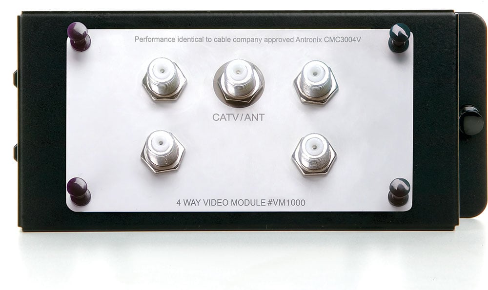 Customer Reviews: On-Q 4-Way Splitter 1-in/4-out cable/broadcast TV RF ...