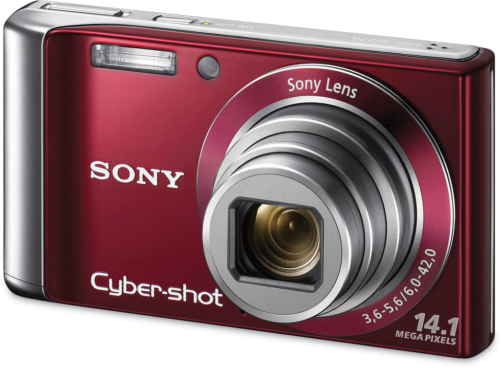 Customer Reviews: Sony Cyber-shot® DSC-W370 (Red) 14.1-megapixel ...