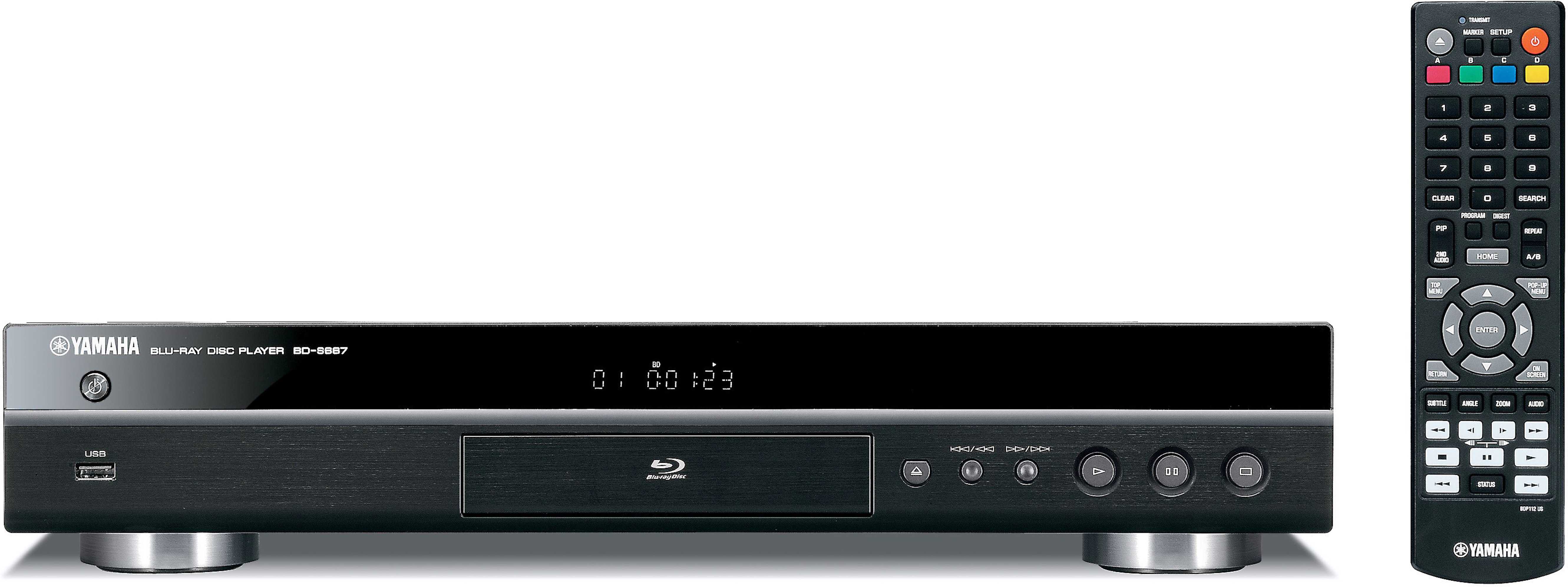 Customer Reviews: Yamaha BD-S667 Internet-ready Blu-ray player at ...