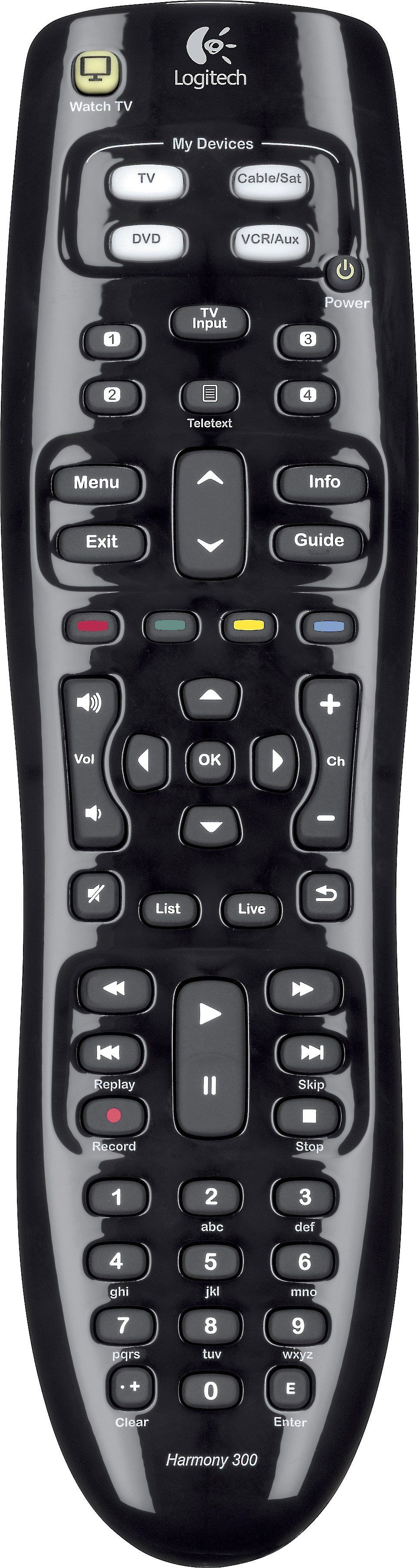Customer Reviews: Logitech® Harmony® 300i Universal learning remote ...