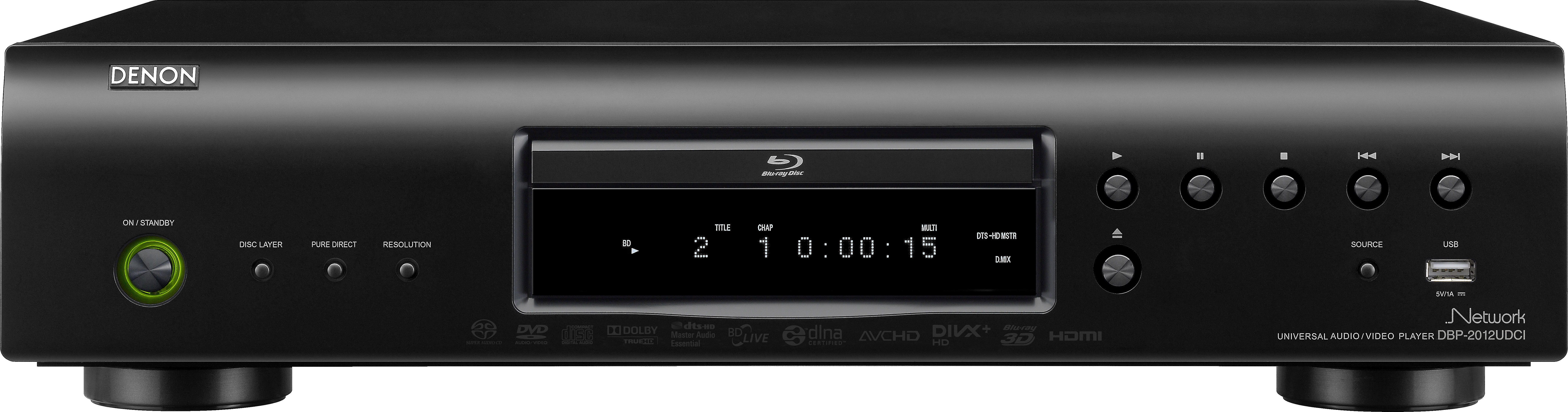 Customer Reviews: Denon DBP-2012UDCI Internet-ready universal 3D Blu-ray player at Crutchfield