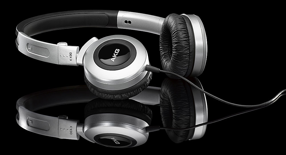 Customer Reviews: AKG K 430 Portable on-ear headphones with in-line ...