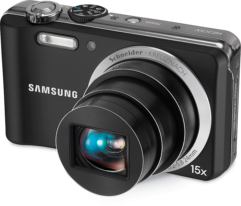 Samsung HZ30W 12-megapixel digital camera with 15X optical zoom and ...