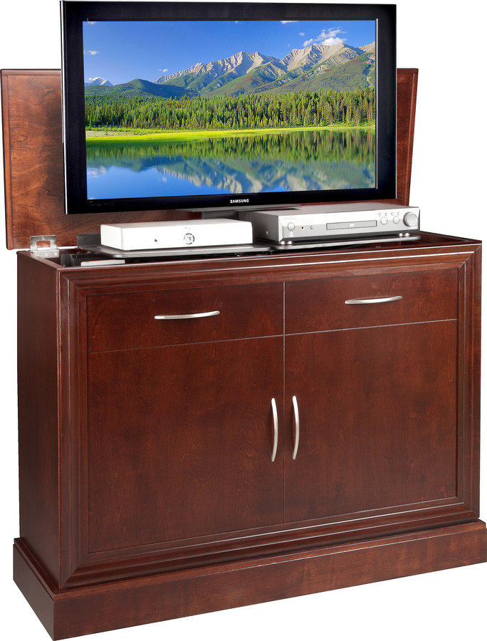 UpLift Samuel Hidden motorized lift cabinet for TVs up to 46" at ...