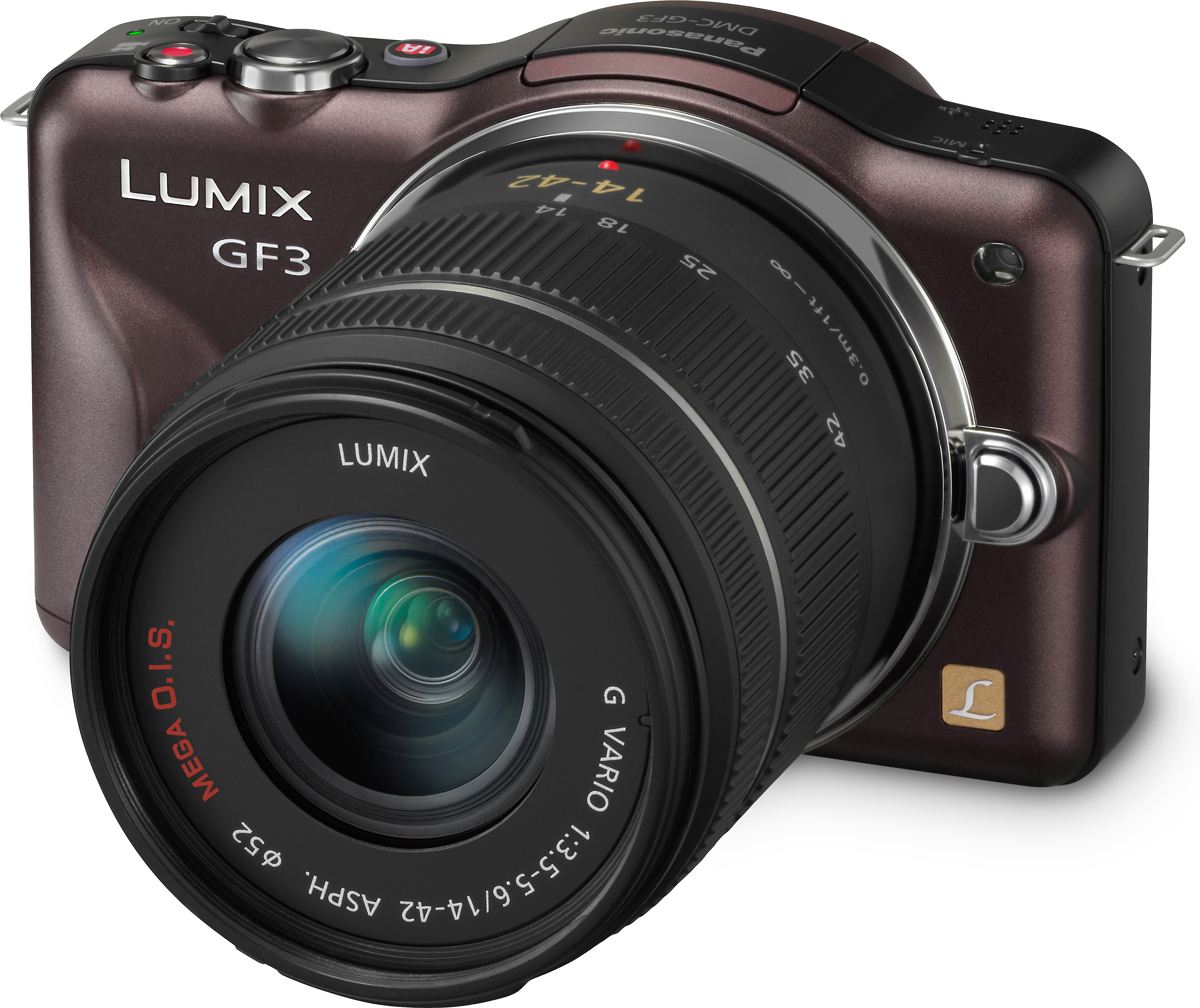 Customer Reviews: Panasonic Lumix DMC-GF3K Kit (Brown) 12.1-megapixel ...