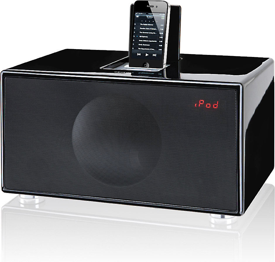 Customer Reviews: Geneva Sound System Model M (Black) Powered iPod ...