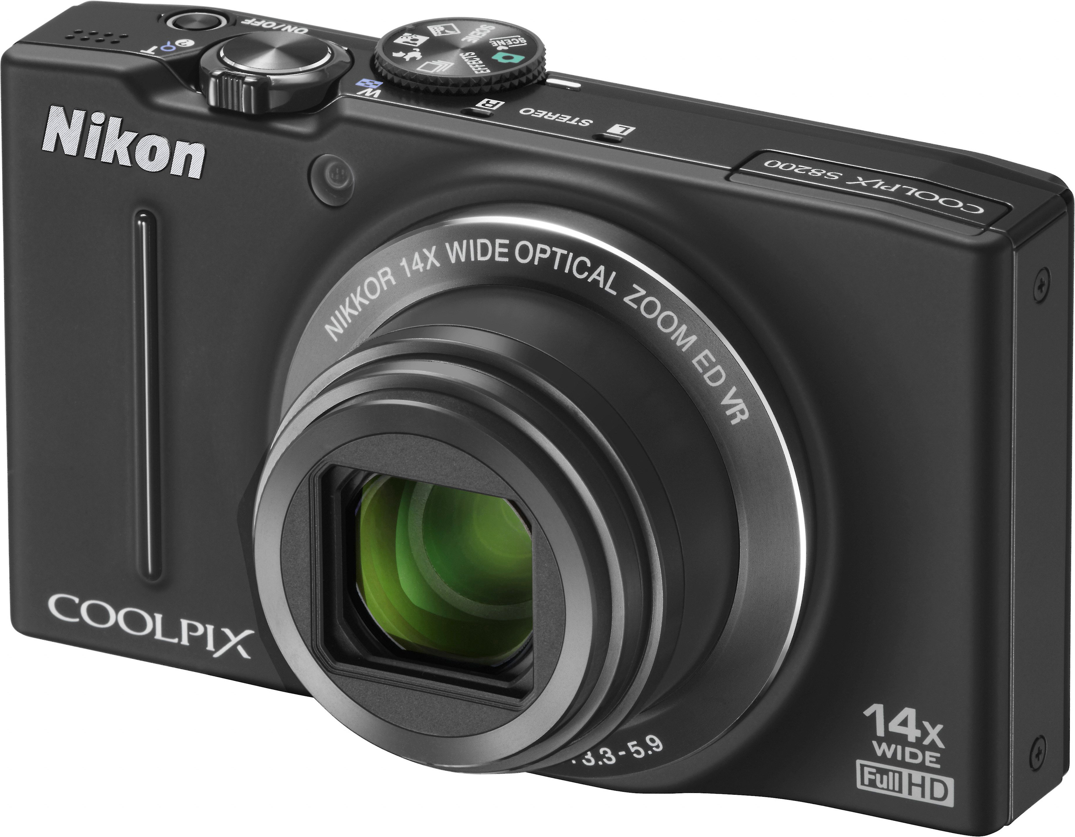 Customer Reviews: Nikon Coolpix S8200 (Black) 16-megapixel digital ...
