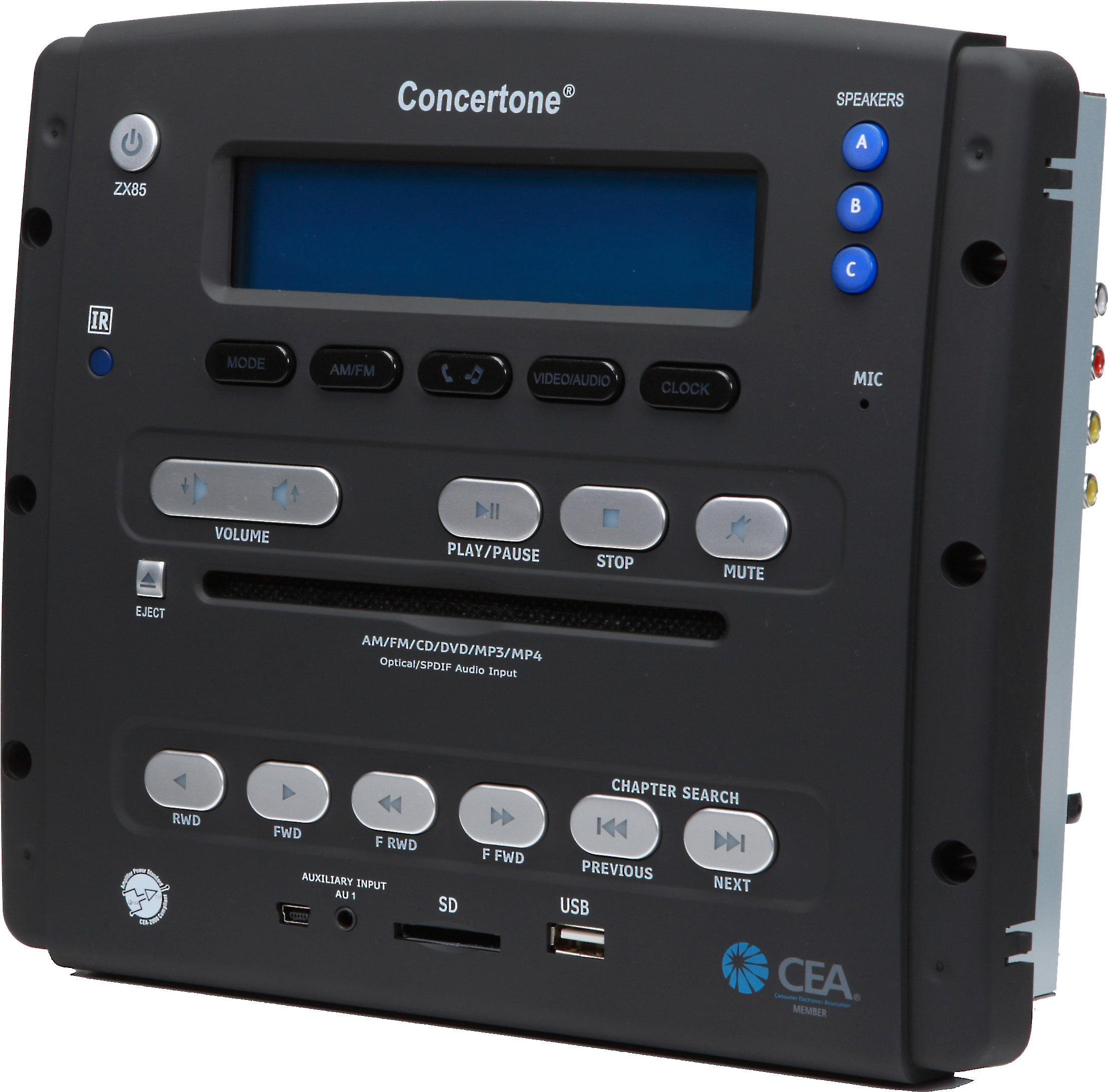 Customer Reviews: Concertone ZX85 DVD receiver at Crutchfield
