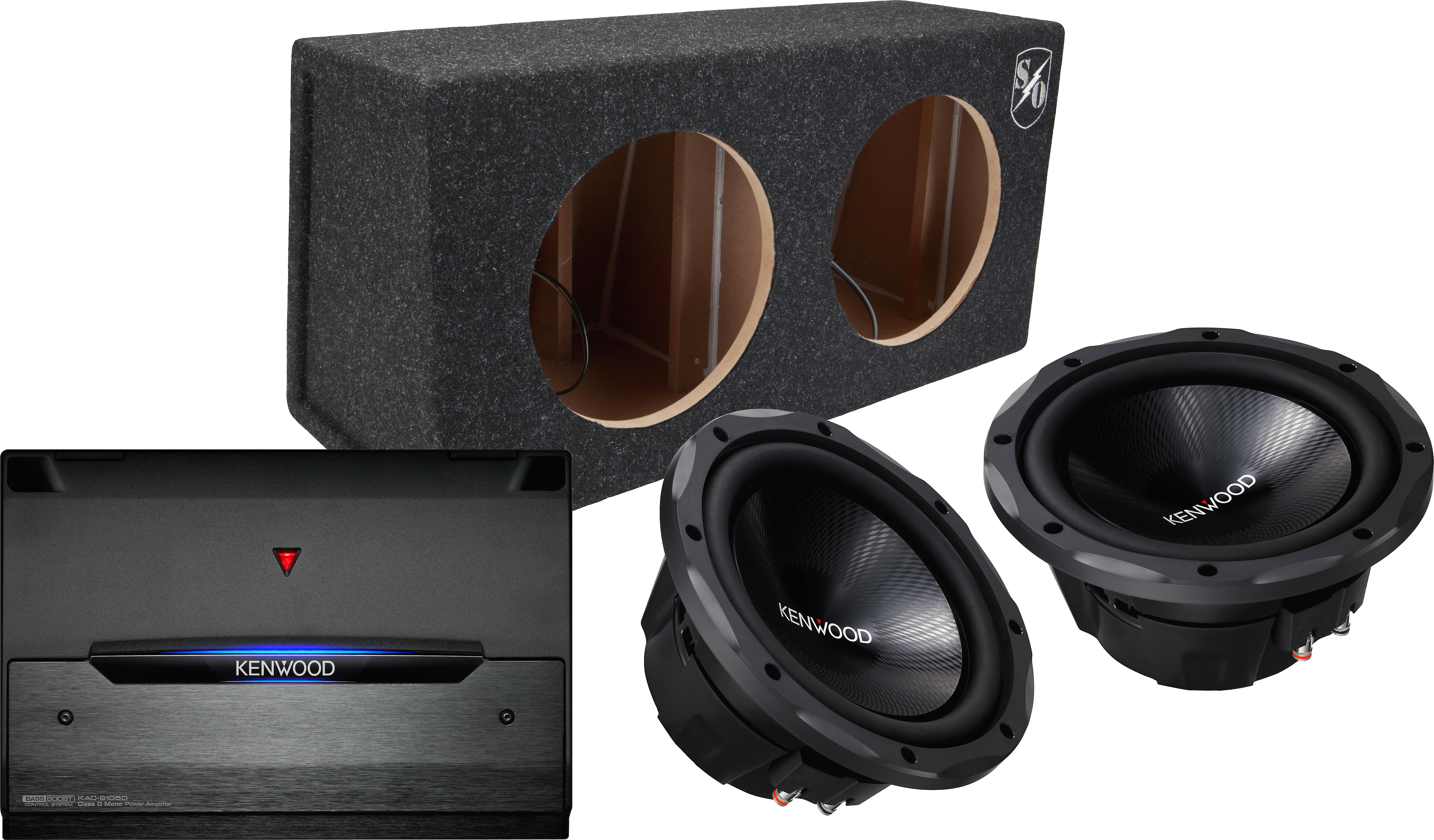 Customer Reviews: Kenwood 900-watt Dual 10" Bass Package Package ...