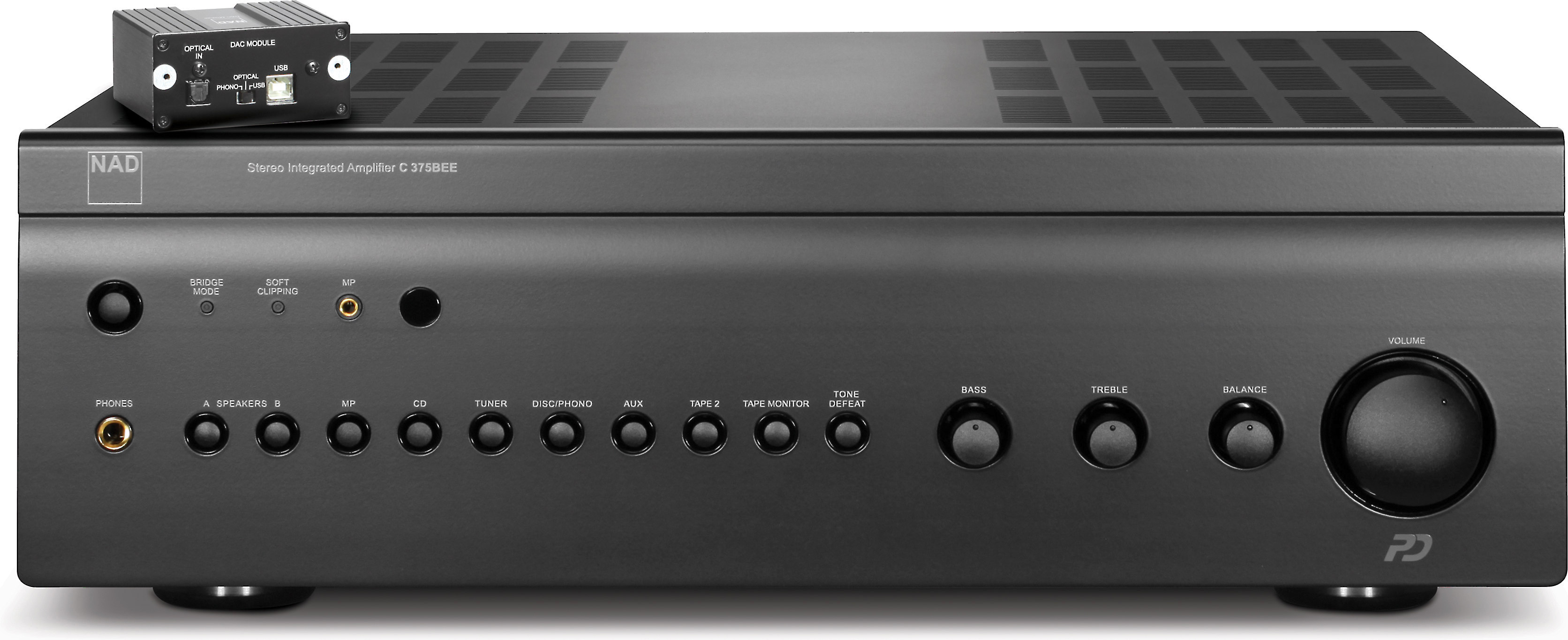 Customer Reviews: NAD C 375DAC Stereo integrated amp with add-on DAC ...