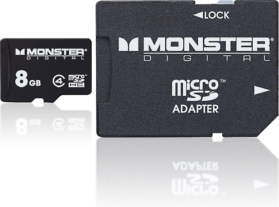 Customer Reviews: Monster Digital microSDHC Memory Card Speed Class 4 ...