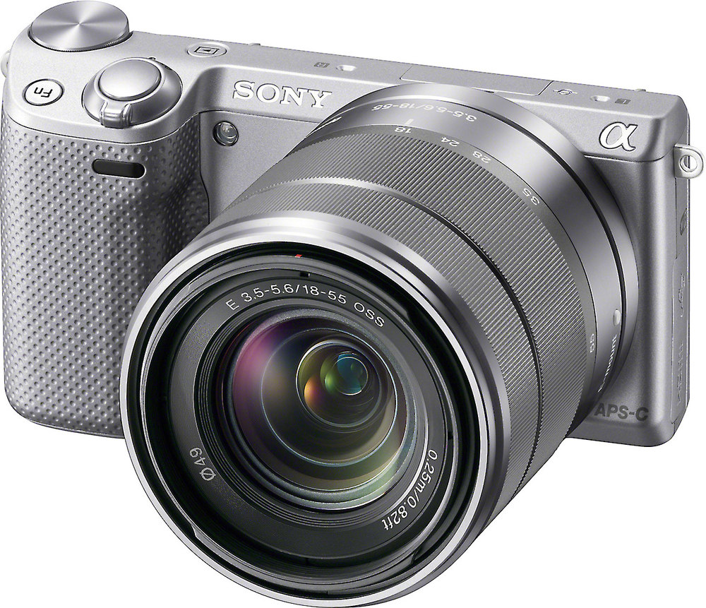 Sony Alpha NEX-5R with 3X Zoom Lens (Silver) 16-megapixel digital ...