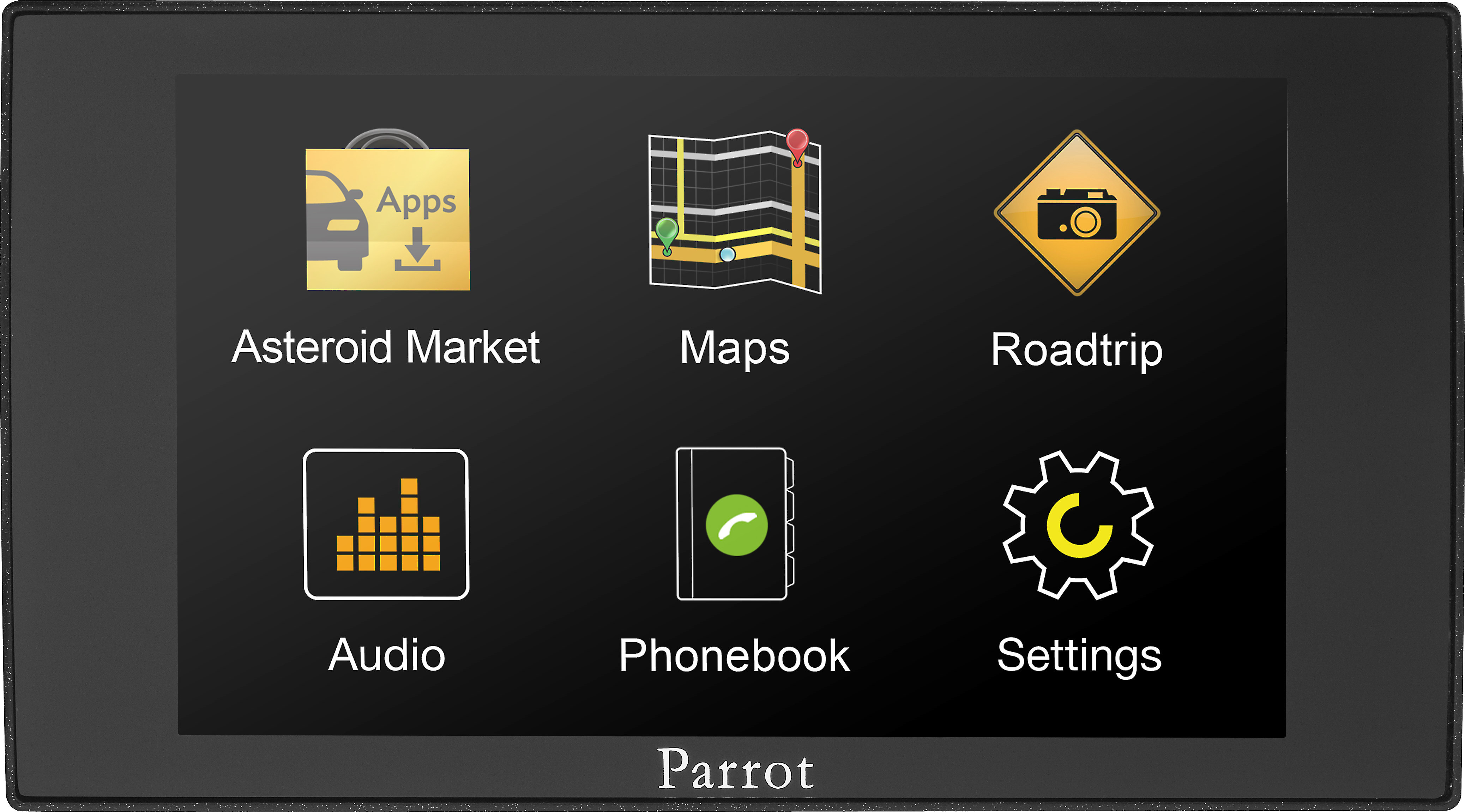 Customer Reviews: Parrot ASTEROID Mini In-car multimedia system with ...
