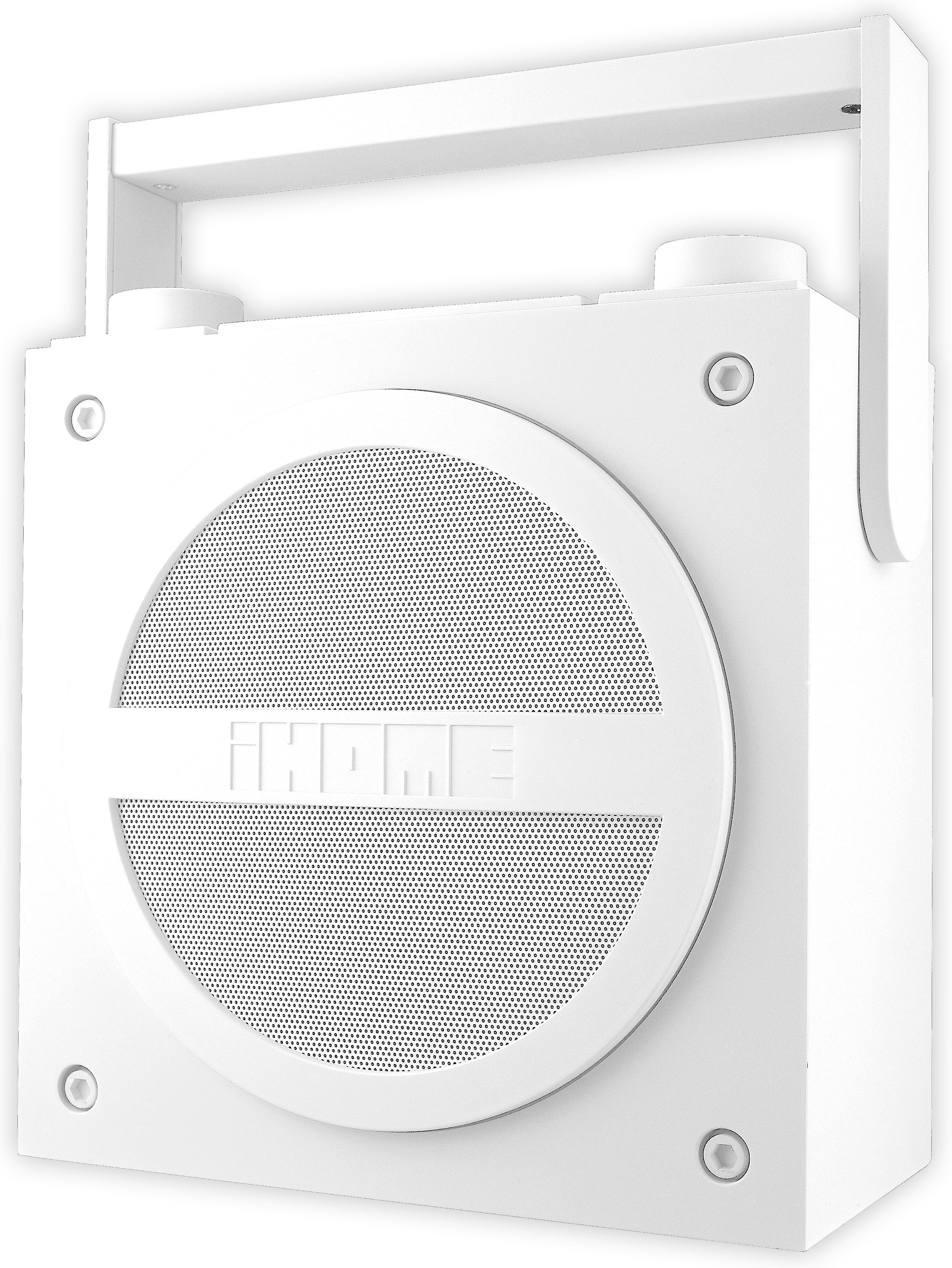 Customer Reviews: iHome iBT4 (White) Portable Bluetooth® boombox with ...