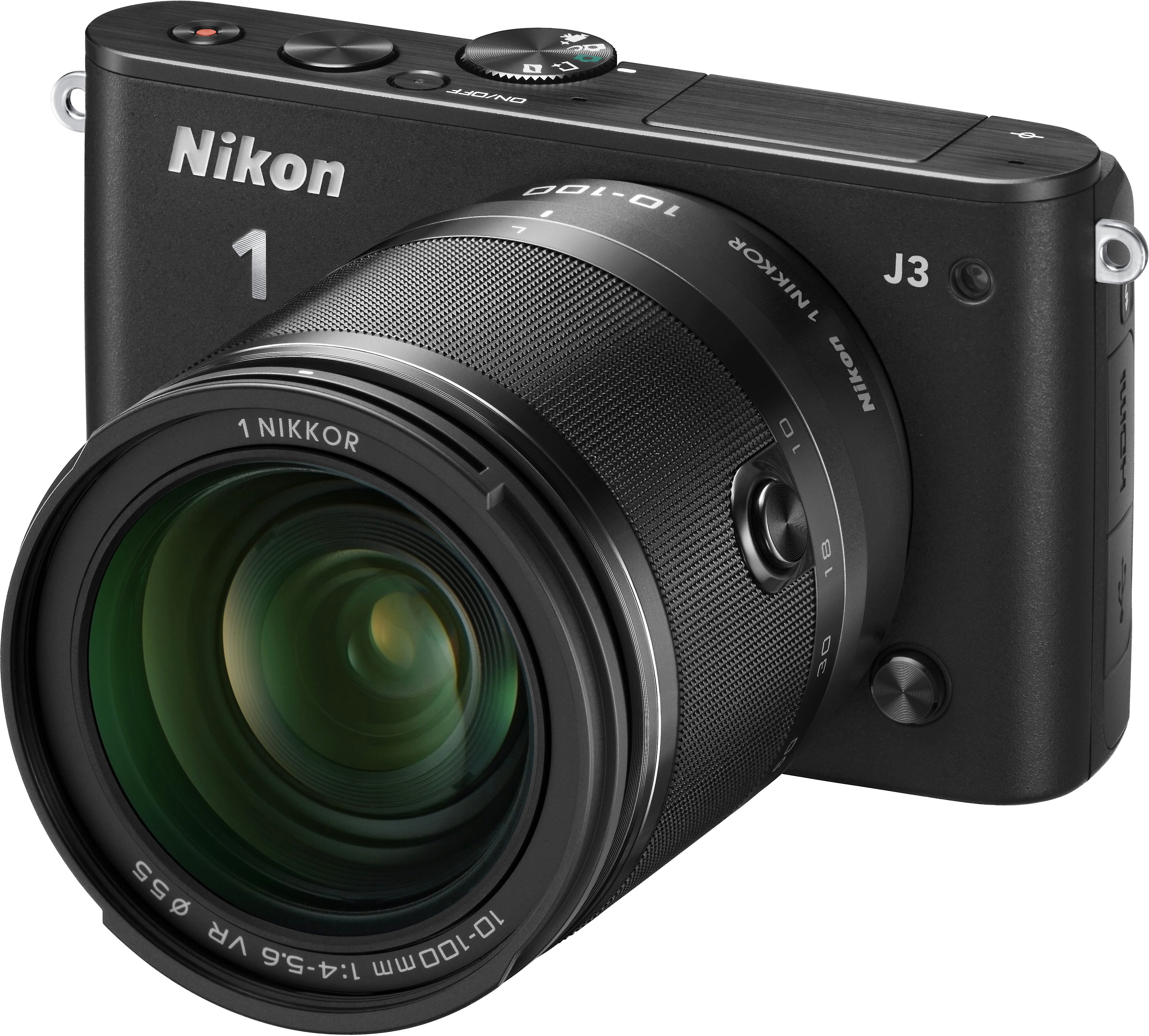 Customer Reviews: Nikon 1 J3 with Wide-range 10X Zoom Lens (Black) 14 ...